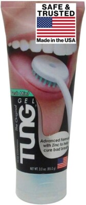 The Original TUNG Gel Tongue Cleaner Fresh Mint, 3oz exp 01/25 or later ...