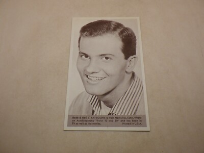 Rock & Roll 7 Pat Boone Card Mutoscope Penny Arcade Postcard | eBay