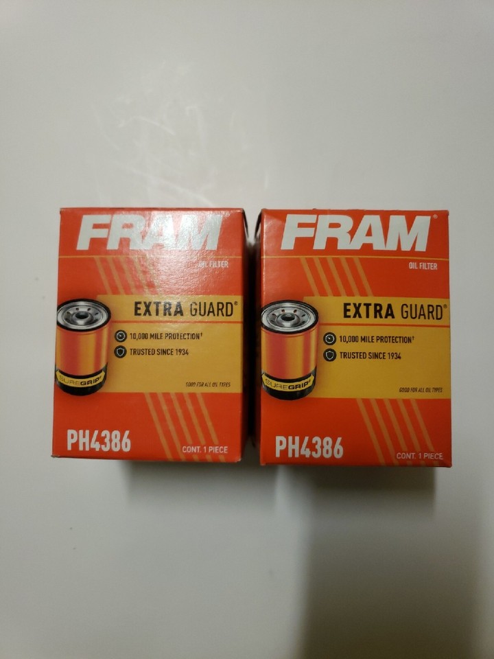 Engine Oil Filter-Extra Guard Fram PH4386 2ct SEE DESCRIPTION | eBay