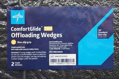 Medline Comfort Glide Foam 30° Right Angle Wedge Non-Slip MSC50023 - 2 ...