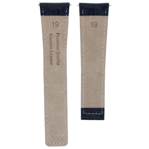LEATHER BAND STRAP FOR 19/18MM TAG HEUER CARRERA TWIN TIME CV2110 ...