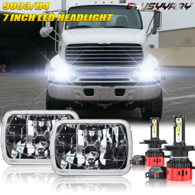 2PCS FOR Sterling Commercial Truck LT9500 7x6" 5X7 led Headlights ...