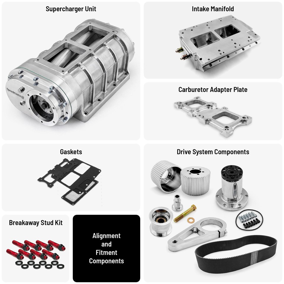Chevy GM LS1 Complete 6-71 Roots Supercharger Blower Kit | eBay