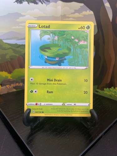 Lotad 007/192 - Rebel Clash - Common - Pokemon Card TCG - LP | eBay