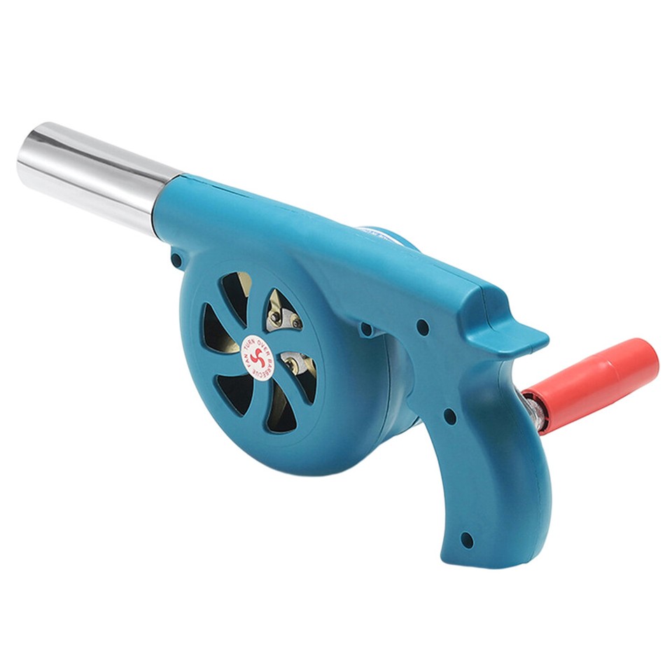 Manual Hand Crank Fan Portable BBQ Fan Air Blower Barbecue Fire Bellows ...