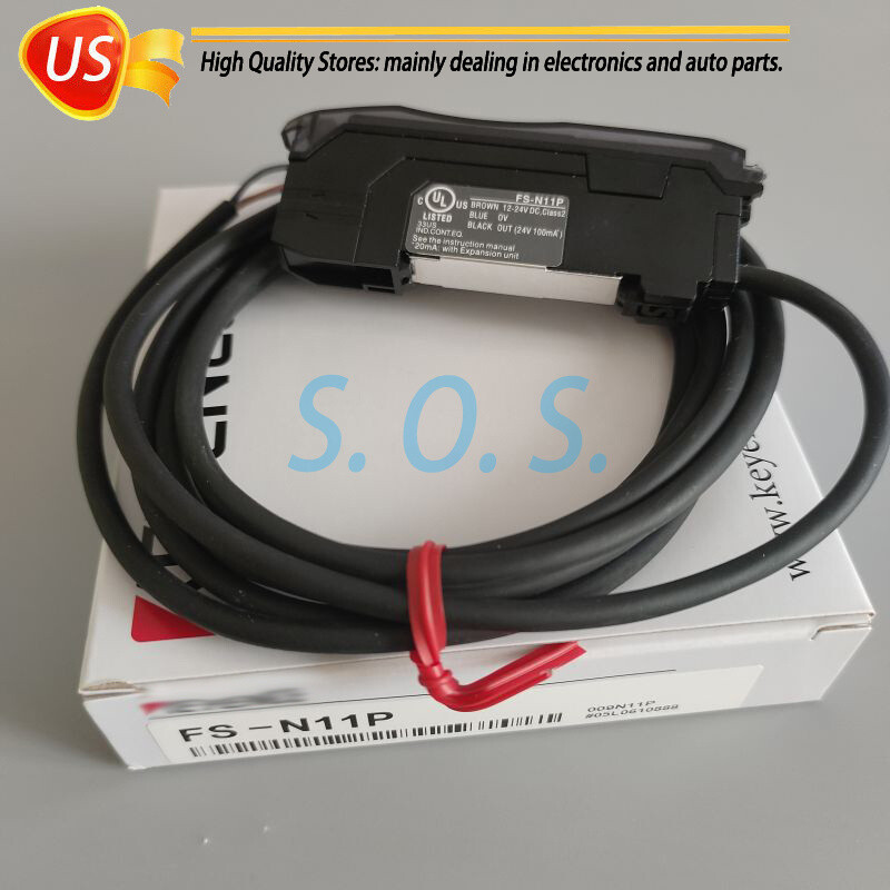 For KEYENCE FS-N11P FSN11P Digital Fiber Optic Sensor Amplifier, New In ...