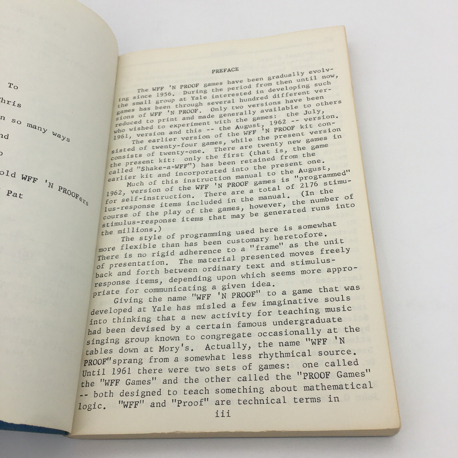 WFF'N Proof - The Game of Modern Logic - by Layman E Allen paperback ...