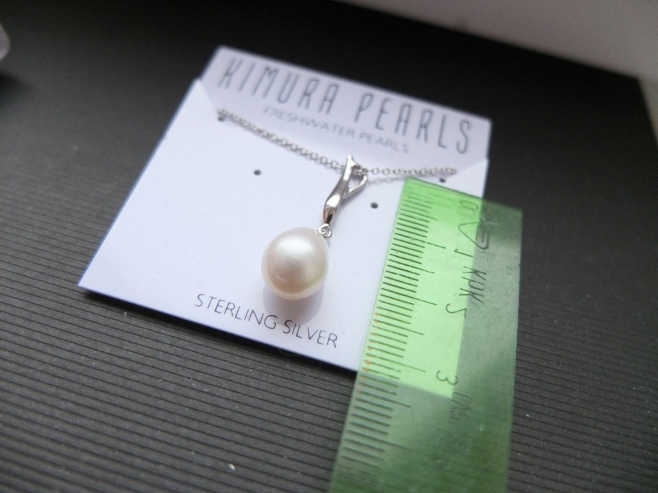 KIMURA PEARLS Fabulous Chain With Large Pearl & Silver Necklace Trailer ...