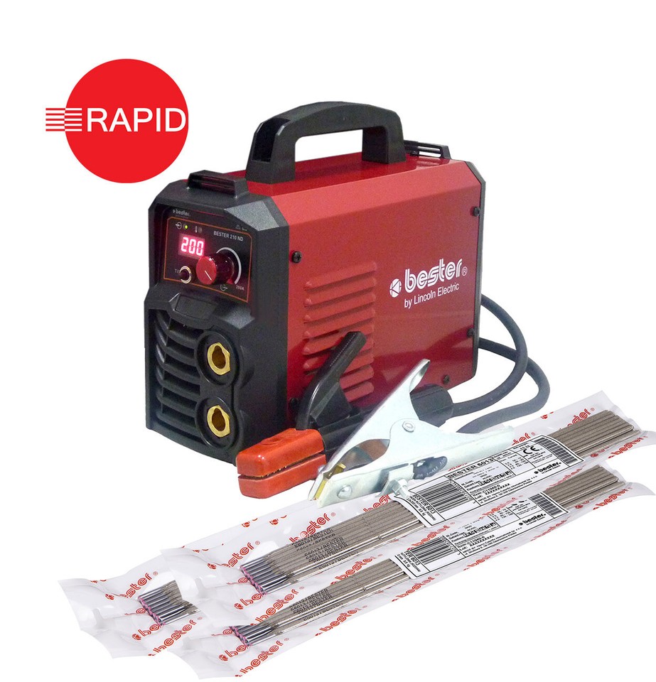 Arc Welder Lincoln Bester 210-ND Inverter MMA Package, 2 Year Warranty ...