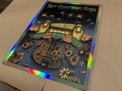 Trey Anastasio Band Phish TAB Poster San Antonio Texas 2020 FOIL Rare ...