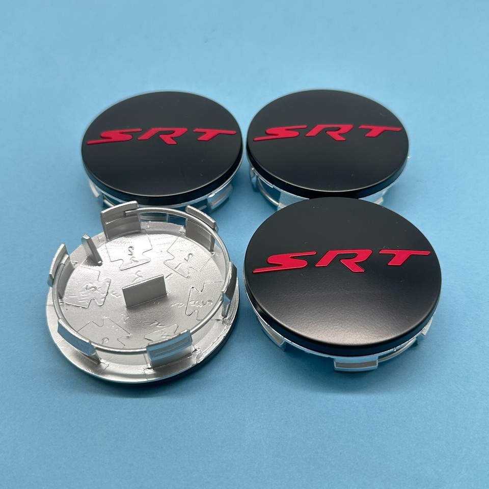 4X For 2011-2022 Grand-Cherokee Wheel Center Caps SRT Rim Hub Covers ...