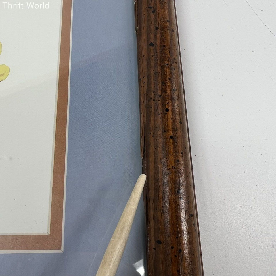 Vintage 80s Tom Wood Sad Clown with Flower Framed Art Print Wall Decor ...