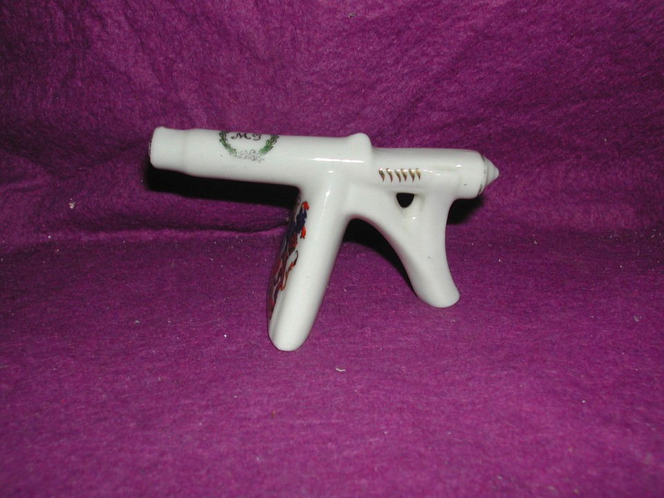 CARLTON Crested China WW1 Machine Gun. LANCASTER Crest. (Ja) | eBay UK