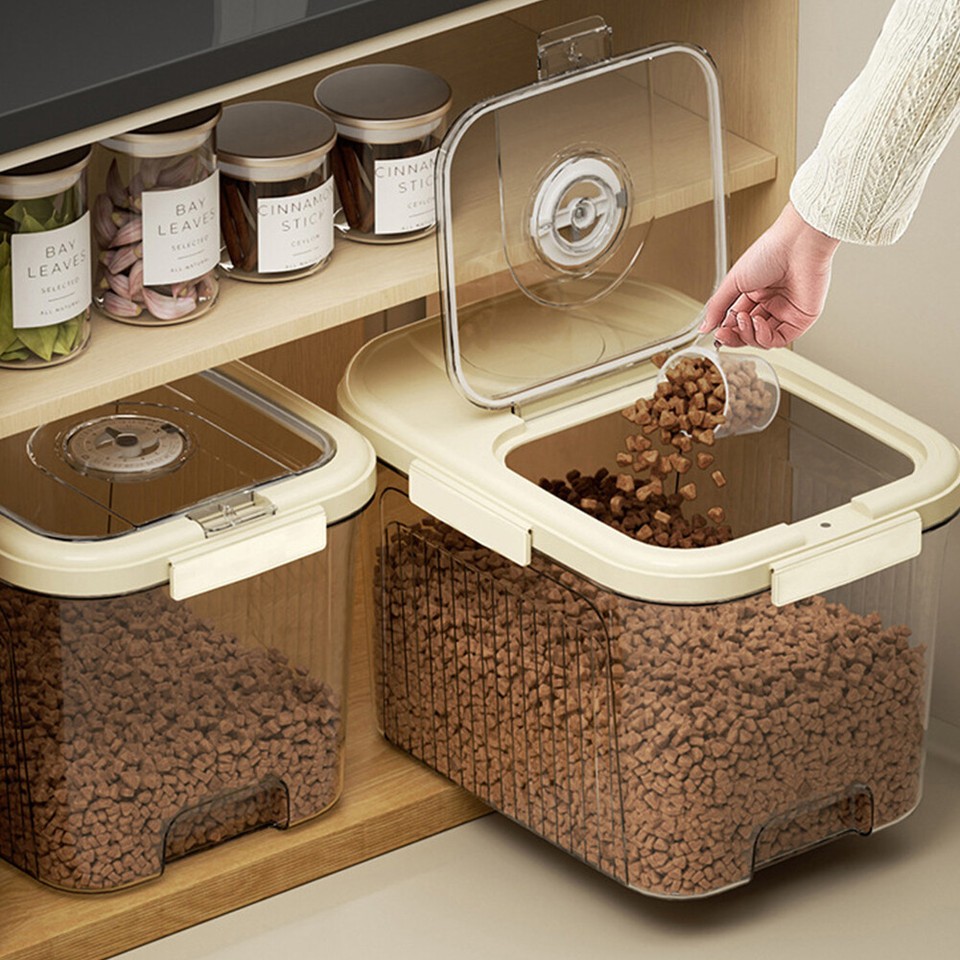 Fully Enclosed Sealed Rice Box Moisture-proof Rice Storage Tank Home ...