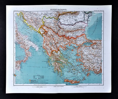 1900-Now - Map Of Balkan - Vatican