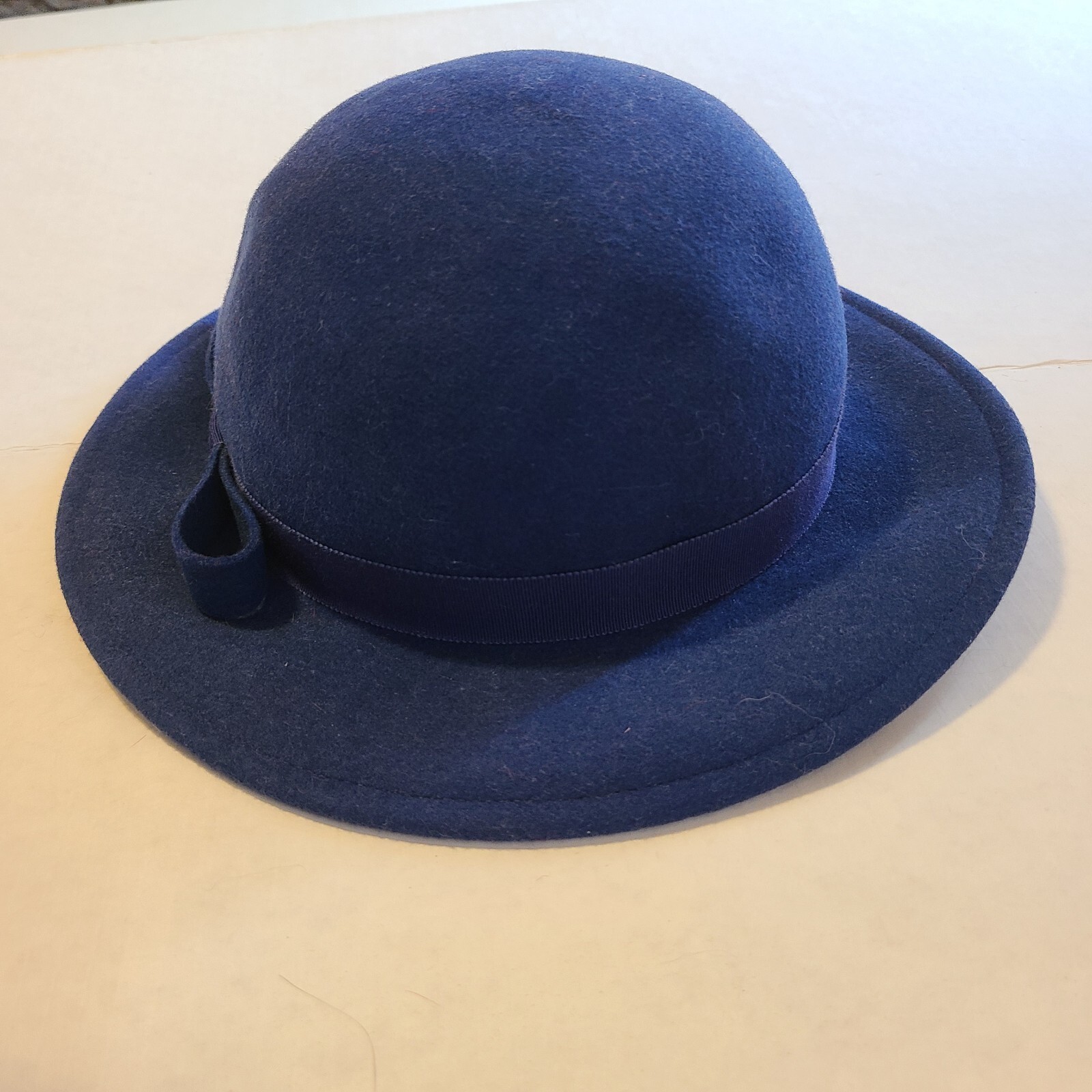 Vintage Geo W Bollman Womens Hat Doeskin Felt 100% Wool blueberry ...