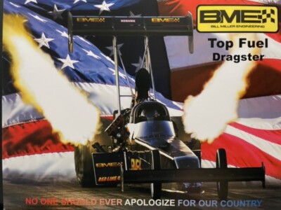 VRHTF NHRA VINTAGE SIGNED BY TROY BUFF BME TOP FUEL DRAGSTER HAND OUT ...