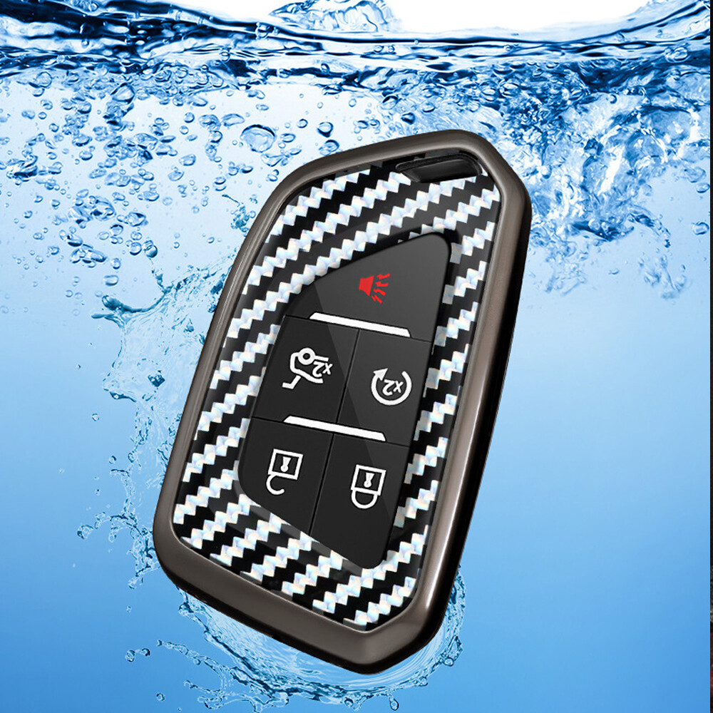 Zinc Alloy Remote Key Fob Cover Case For 2020-2025 Cadillac Escalade ...