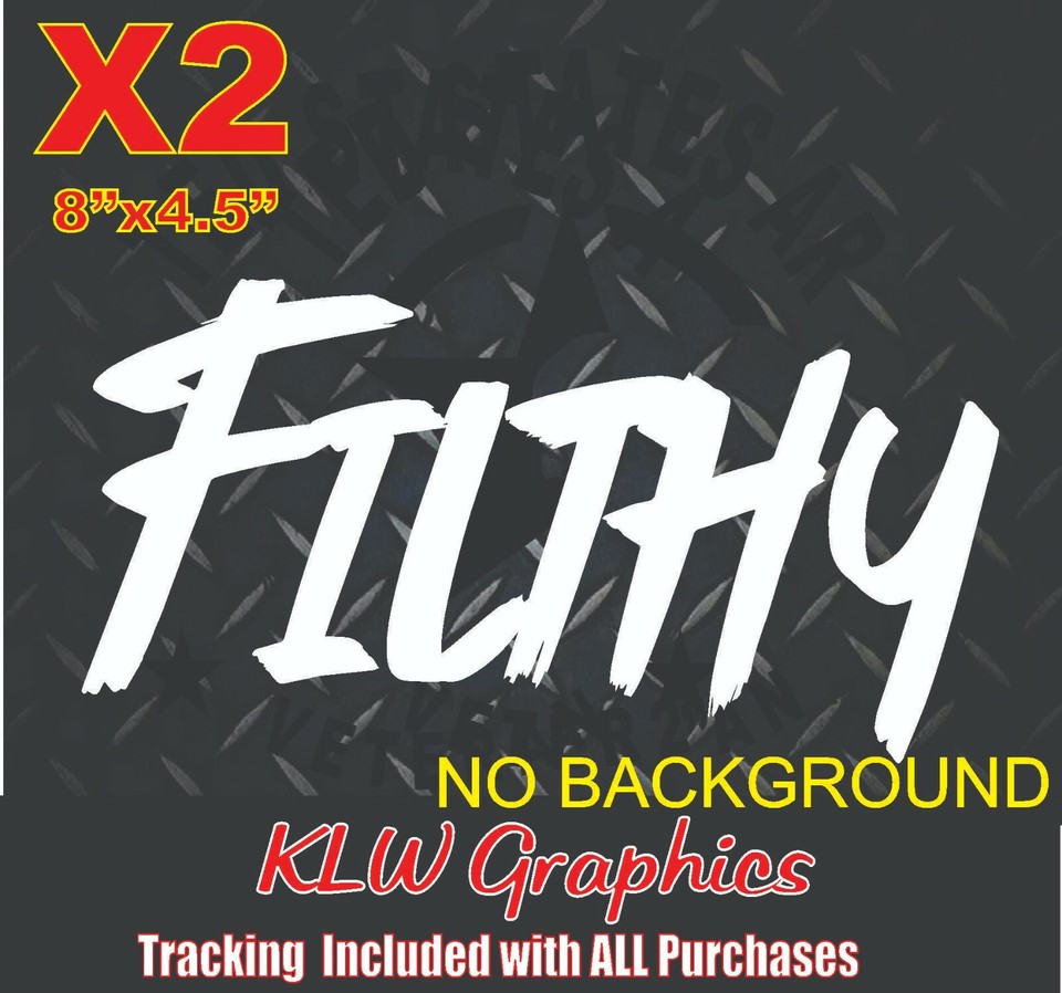 Filthy Vinyl Decal Sticker Turbo Diesel Truck Def Crew Cab Soot JDM ...