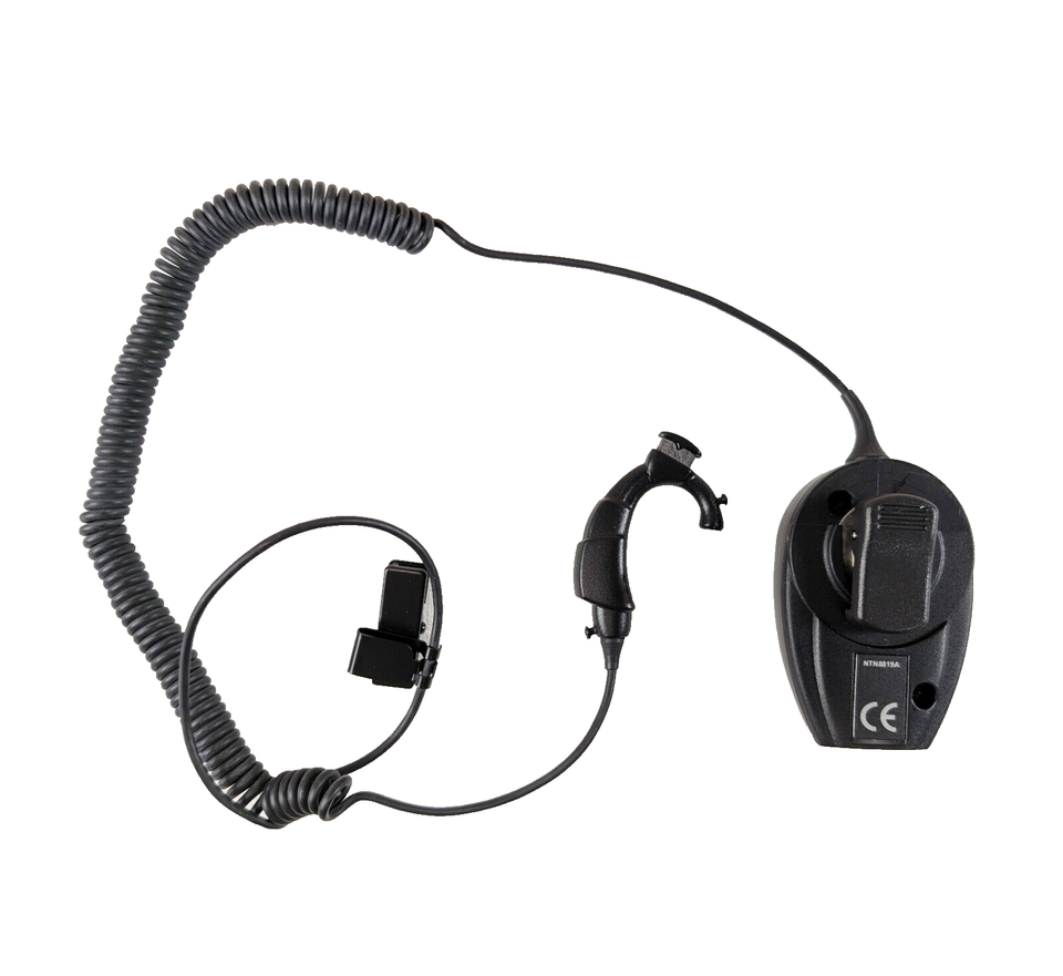Motorola CommPort Ear Microphone Receiver System w/Palm PTT for XTS MTX ...