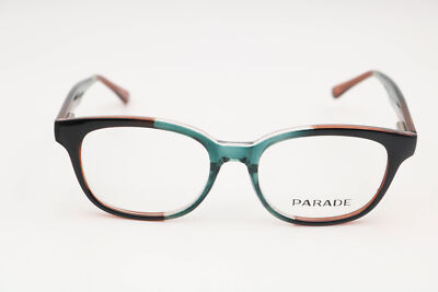Parade Pq1794 Brown Blue Oval Eyeglasses Frames 50-18-140 | eBay