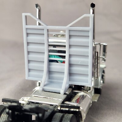 1:64 Scale 3D Printed Semi Truck Logging Headache Rack V1 w/ Window DCP ...