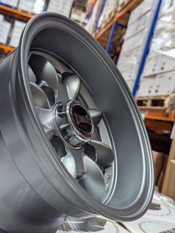 CLASSIC MINI 10" x 6J ET-3 4x101.6 MATTE GREY ALLOY WHEELS Z3756 | eBay UK