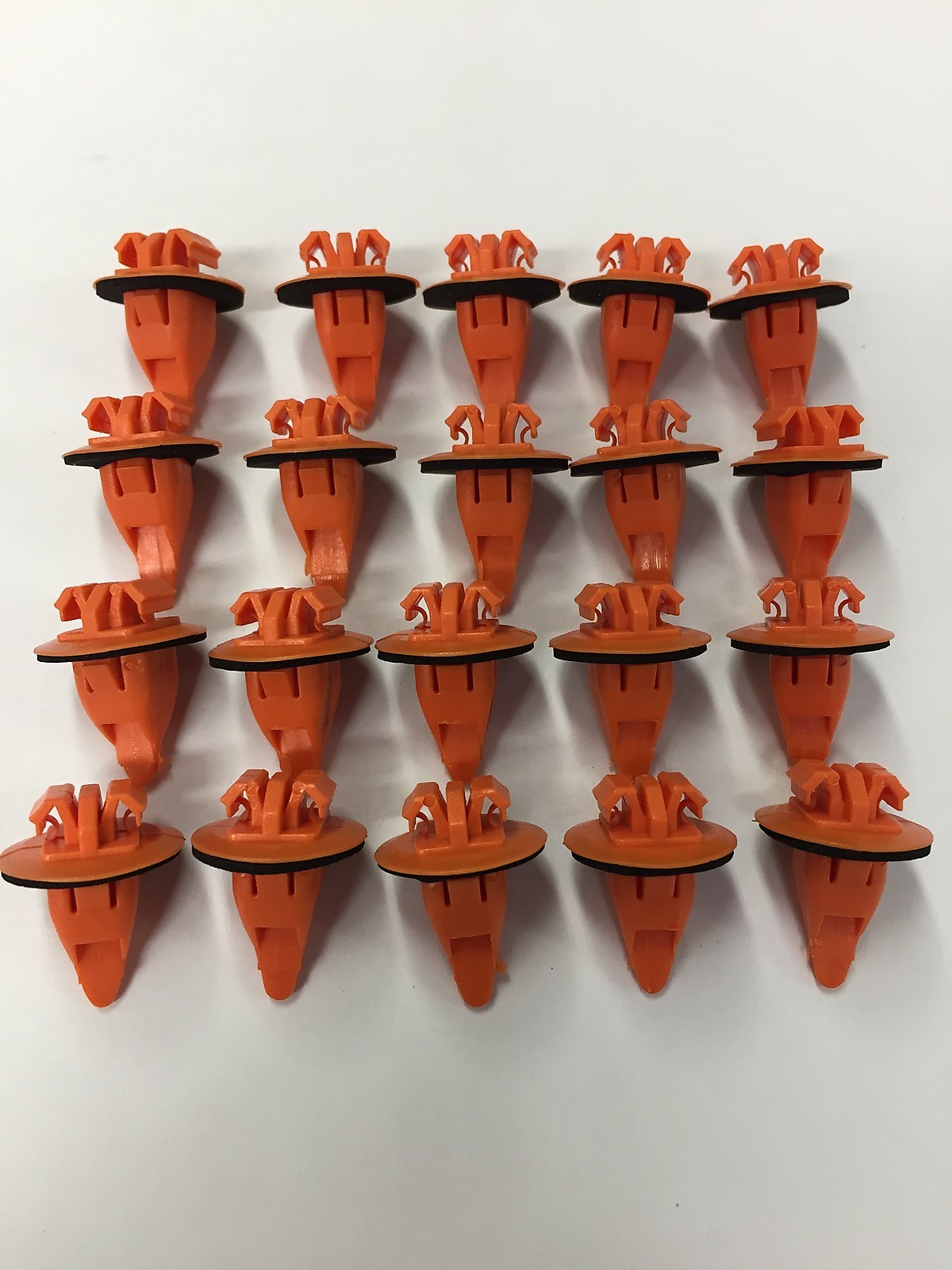 QTY 20: Orange Wheel Flare Trim Clips For Toyota 75397-35010 USA Seller ...