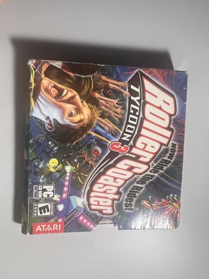 Roller Coaster Tycoon 3 PC CD-Rom Video Game Scholastic Atari ...