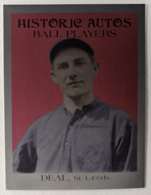 Charlie Deal 2019 Historic Autographs Federal League ALLOY #17 Baseball ...