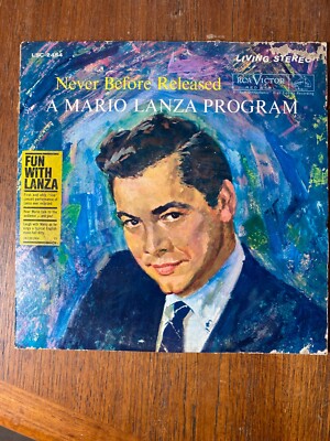 Mario Lanza – A Mario Lanza Program – Vinyl Record LP 1960 STEREO | eBay