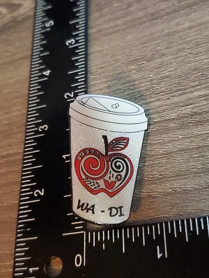 Washington DI Destination Imagination Lapel Pin Coffee Cup Apple Design ...