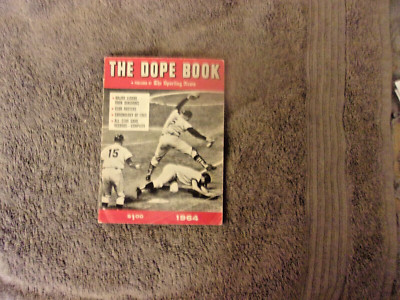 1964 THE SPORTING NEWS BASEBALL DOPE BOOK Program St Louis Cardinals NY ...