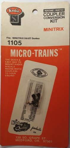 MICRO-TRAINS Kadee N SCALE 1105 MAGNE-MATIC COUPLER CONVERSON KIT ...