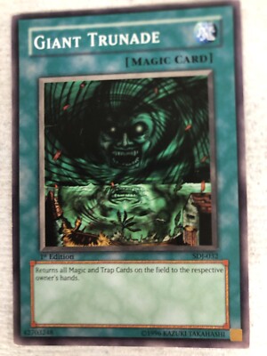Yu-Gi-Oh! TCG Giant Trunade Starter Deck Joey SDJ-032 1st Edition ...