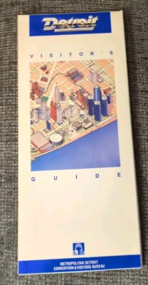 1987 Detroit Michigan - Visitor's Guide | eBay