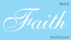 Inspirational Stencil Faith Fancy Script font Shabby Vintage Cottage ...