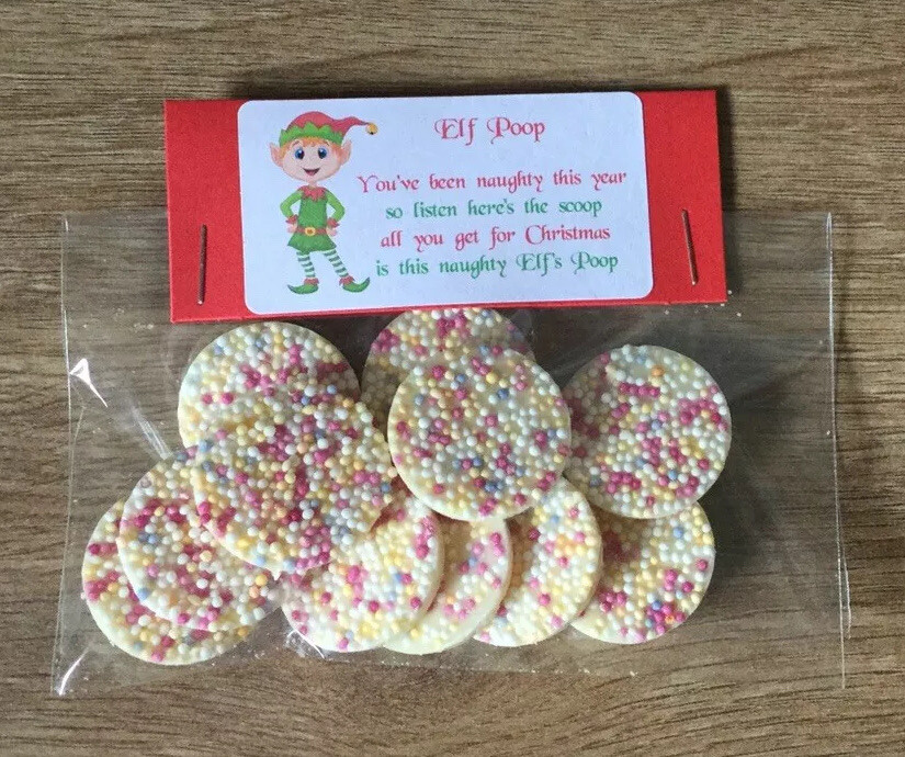 Novelty Christmas Sweets~ Elf Kisses ~Xmas Eve Box ~ Reindeer Food ...