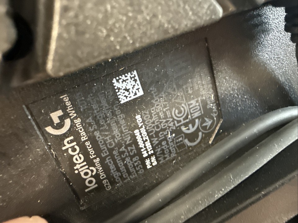 Logitech G29 Driving Force Racing Wheel - Black. Tested And Works! No ...