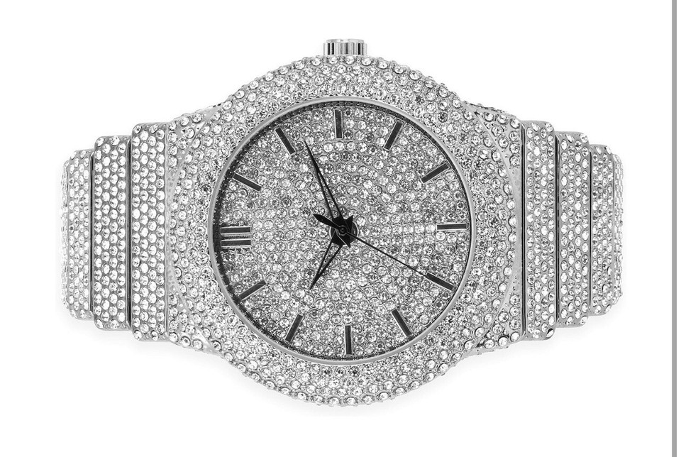 Iced Out Fully Iced Mens Luxury Watch | eBay