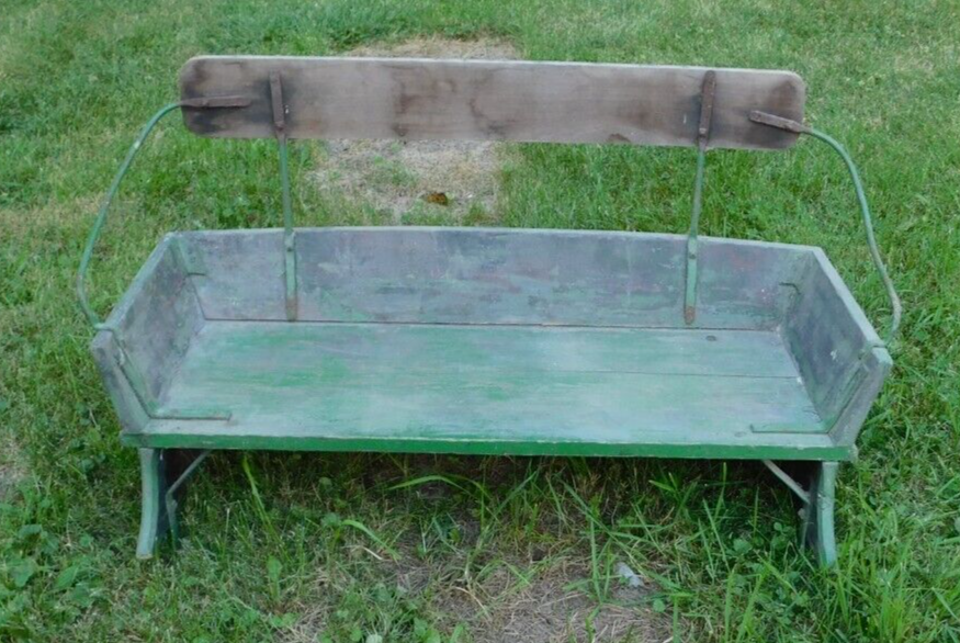 NEAT VINTAGE BUGGY OR BUCKBOARD WAGON BENCH SEAT | eBay