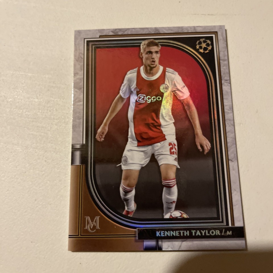 2021-22 Topps Museum UCL Kenneth Taylor Card #37 AFC Ajax | eBay