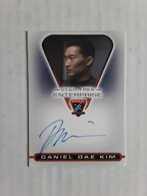 Daniel Dae Kim Corp. Chang Star Trek Enterprise Season 3 Auto Card ...