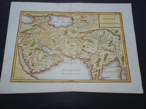 Antique Map of India and Persia by Christoph Cellarius 1795 | eBay