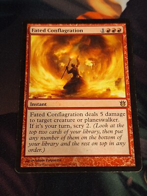 Fated Conflagration - Born of the Gods - Magic the Gathering MTG Nice ...