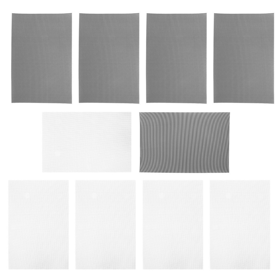 10 Sheets Fursuit Eye Mesh - 0.5mm Eye Mesh for Mask Blank PVC Canvas ...