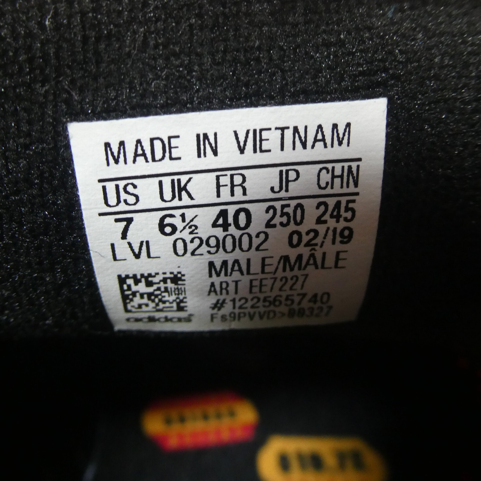 adidas Originals Yung 96 Chasm Running Shoes Mens Sz 7 Black Gray ...