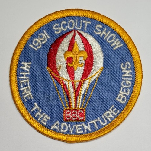 Vintage 1991 BBC Scout Show Patch Where The Adventure Begins - Scouts ...