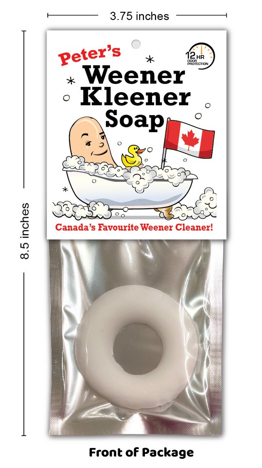 2 X - Canada Canadian Weener Cleaner Soap Willy Weiner JOKE GAG GIFT ...
