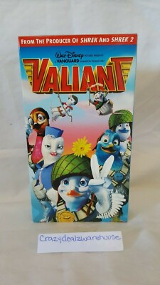 VALIANT ~ VHS Disney 2006 VERY RARE Disney Movie Club ~ Exclusive ...